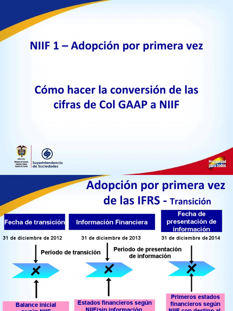 09 NIIF 1 Adopcion Primera Vez | normas internacionales de INFORMACION ...
