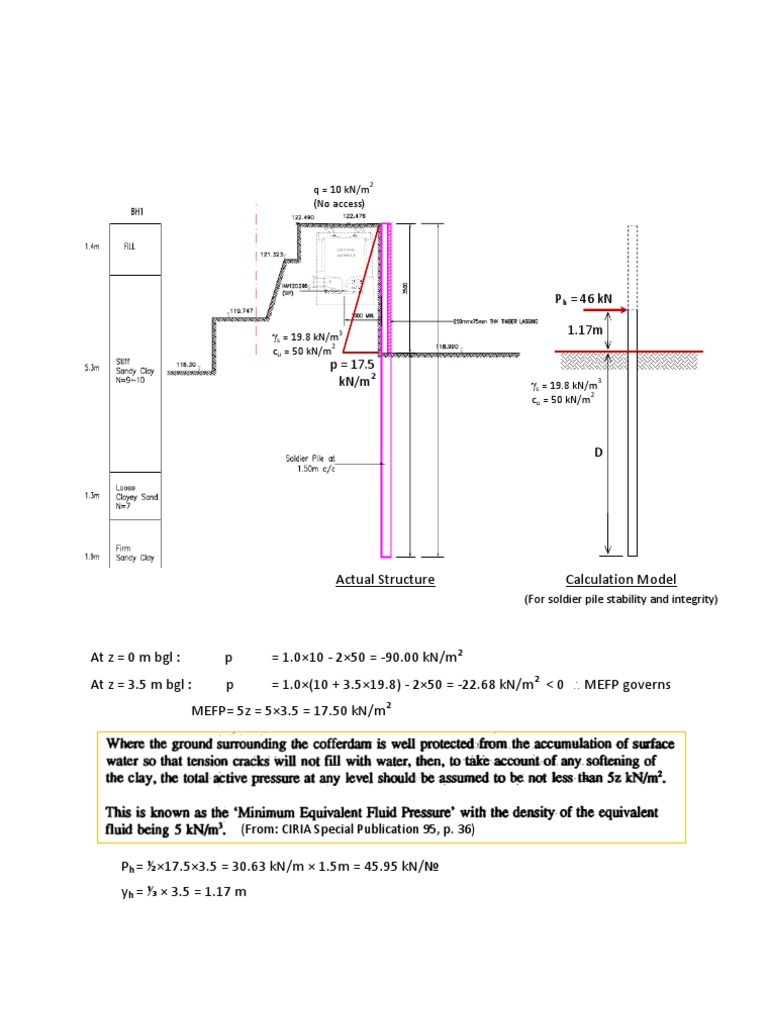 Laterally Loaded Piles Broms | PDF