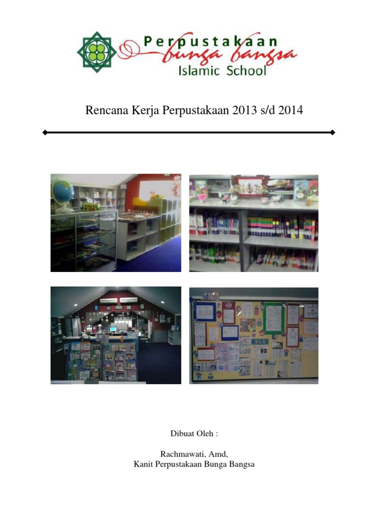 Rencana Program Kerja Perpustakaan 2013-2014 | PDF