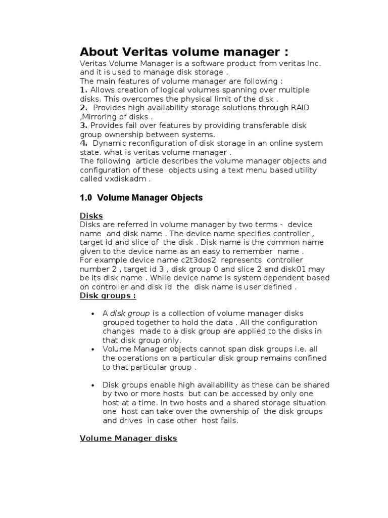 Configuring Disk Storage with Veritas Volume Manager: A Guide to Adding and Initializing Disks ...