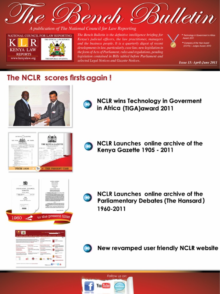 Bench Bulletin - Issue 15 | Download Free PDF | Judiciaries | Digitizing