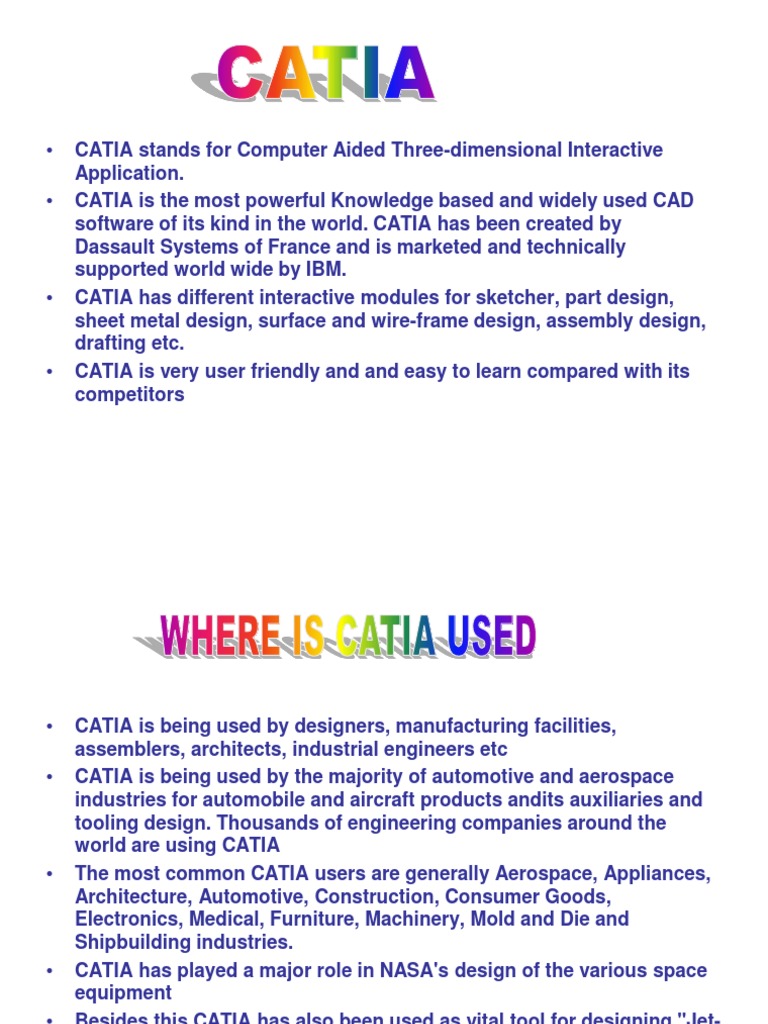 Powerful CAD Software CATIA Used Widely in Aerospace, Automotive and ...