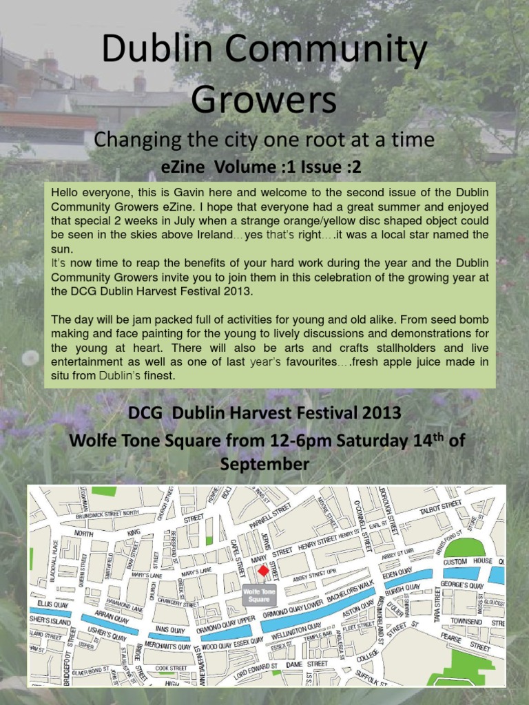 Dublin Community Growers: Changing The City One Root at A Time | PDF ...