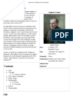 Comte's Hierarchy of Sciences | PDF