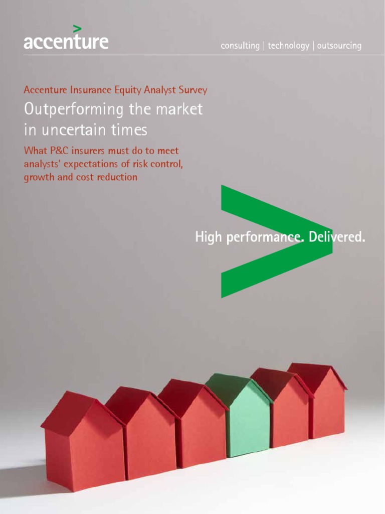 Accenture Insurance Equity Analyst Survey | PDF | Insurance | Strategic ...