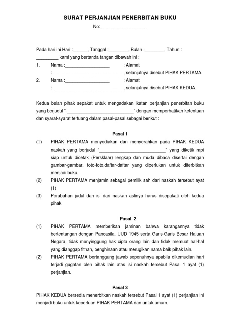 62 Contoh Naskah Buku Pdf