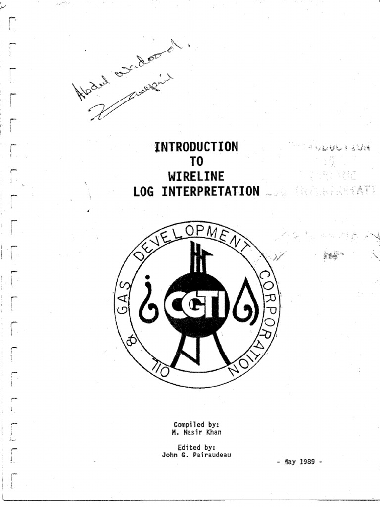 Welllog/Wireline Logging Manual | PDF