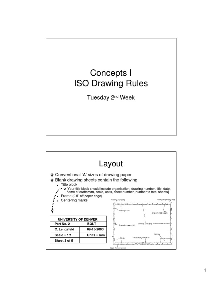Drawing Rules | Download Free PDF | Engineering Tolerance | Technical ...