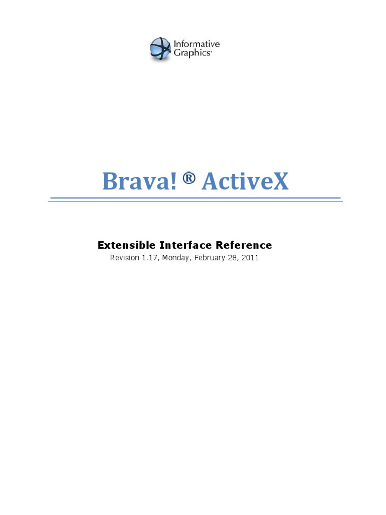 Brava Extensible Interface Reference | PDF | Hypertext Transfer ...