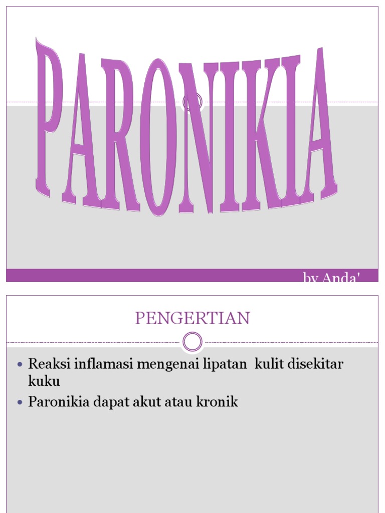 PARONIKIA | PDF
