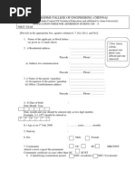 2024 - 2025 ECOT Application Form | PDF | Identity Document | College