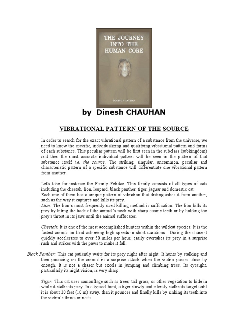 Vibrational Pattern of The Source | PDF | Perception | Senses