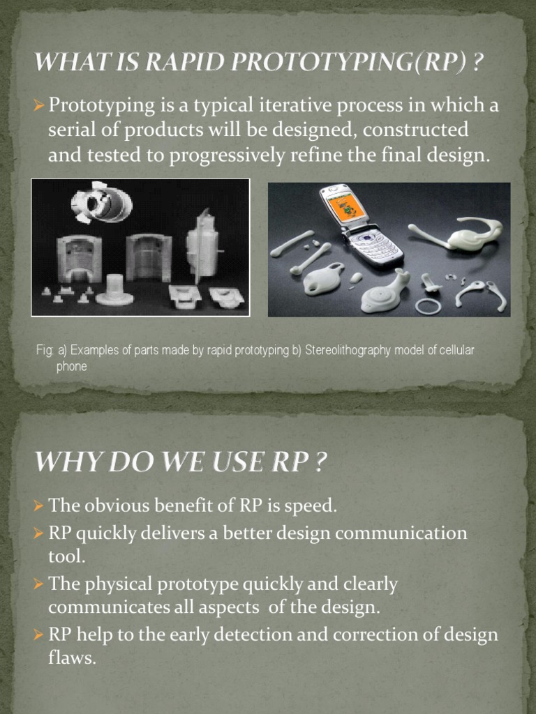 Rapid Prototyping | PDF | Production And Manufacturing | Industries