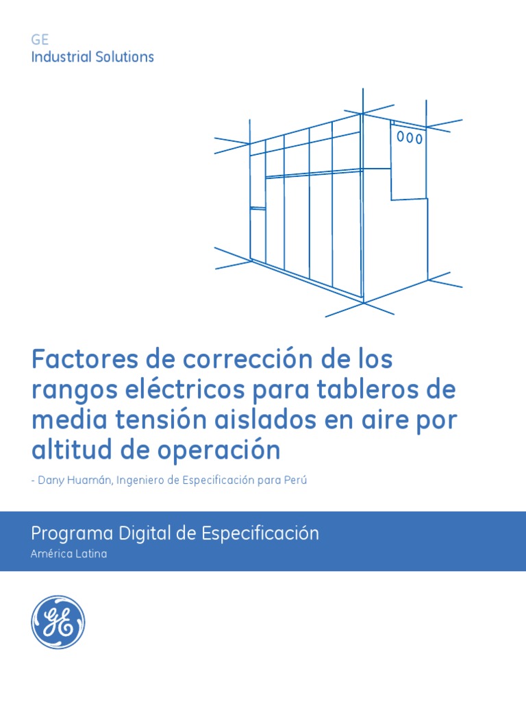 Factores de Corrección por Altitud en Tableros | PDF | Voltio | voltaje