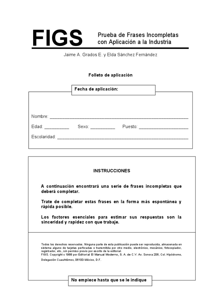 Prueba FIGS | PDF | Violencia