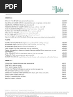 Darwin Brasserie Dining Menu 2025 | PDF | Menu | Restaurants