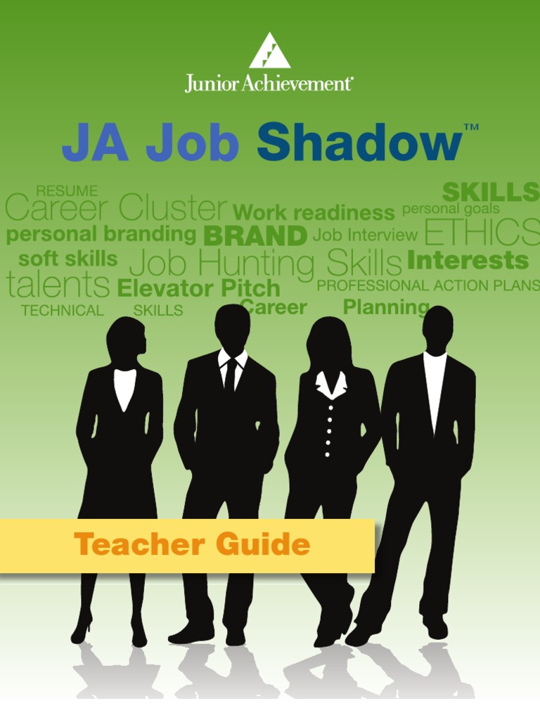 2014 JA Job Shadow Teacher Guide | Download Free PDF | Employment ...