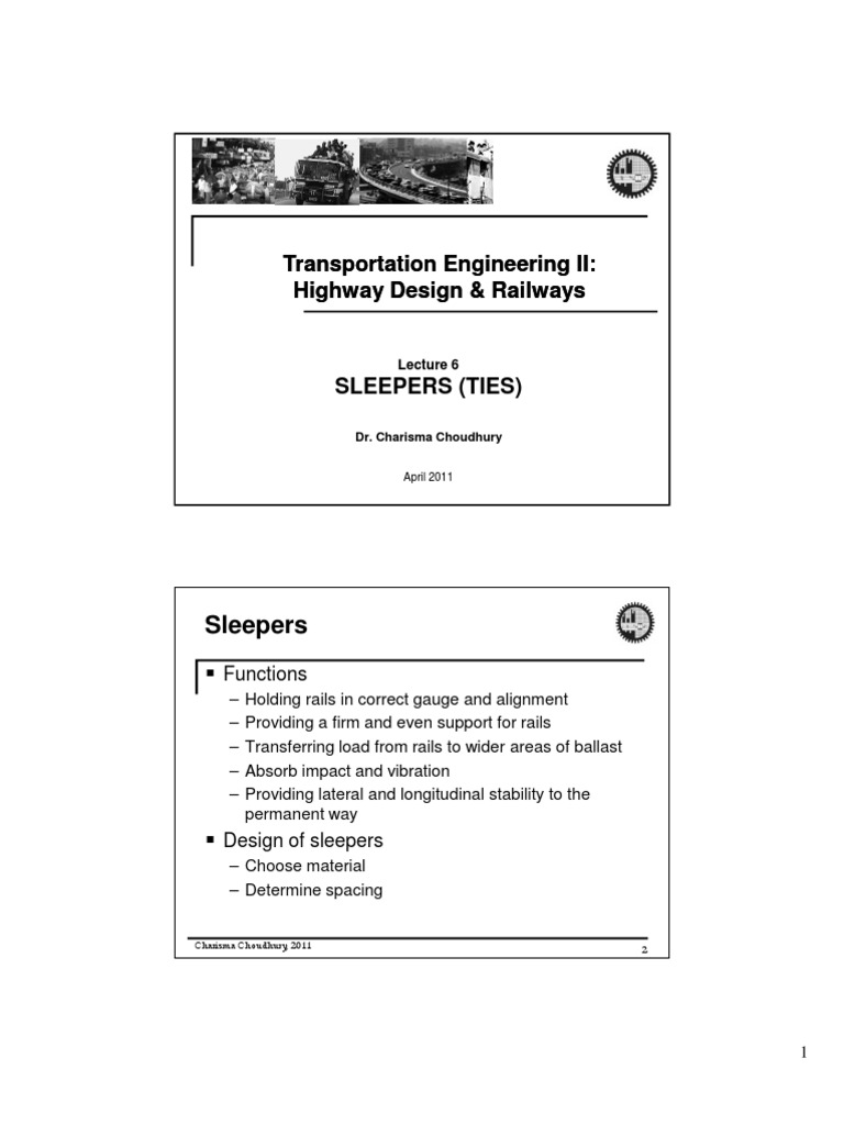 Transportation Engineering II: Highway Design & Railways Lecture 6 ...
