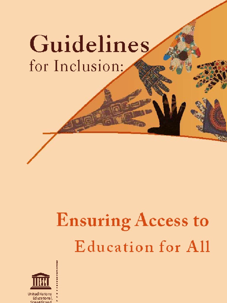 Inclusive Education Guidelines for All | PDF