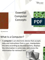 Understanding Essential Computer Concepts | PDF | Computer Data Storage | Computer Network