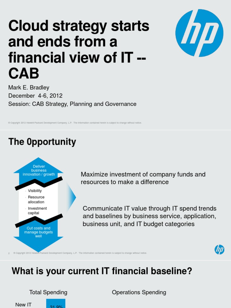 Cloud Strategy Executive Scorecard | PDF | Software As A Service ...