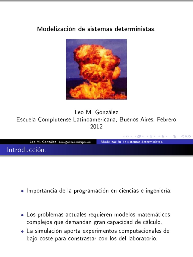 Modeling Deterministic Physical Systems Using Mathematical Equations And Computational
