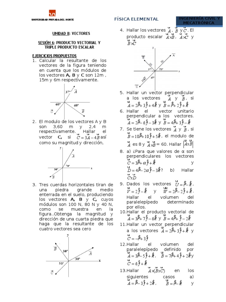 Producto Vectorial | PDF | Vector Euclidiano | Geometría