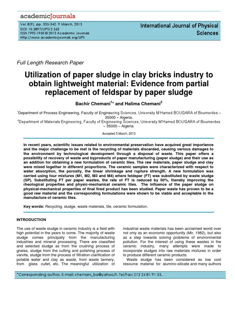 Utilization of Paper | PDF