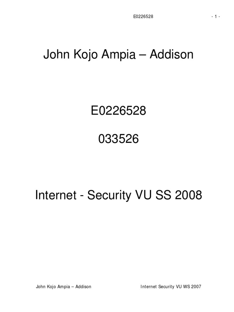 John Kojo Ampia - Addison | PDF | Data Management | Software