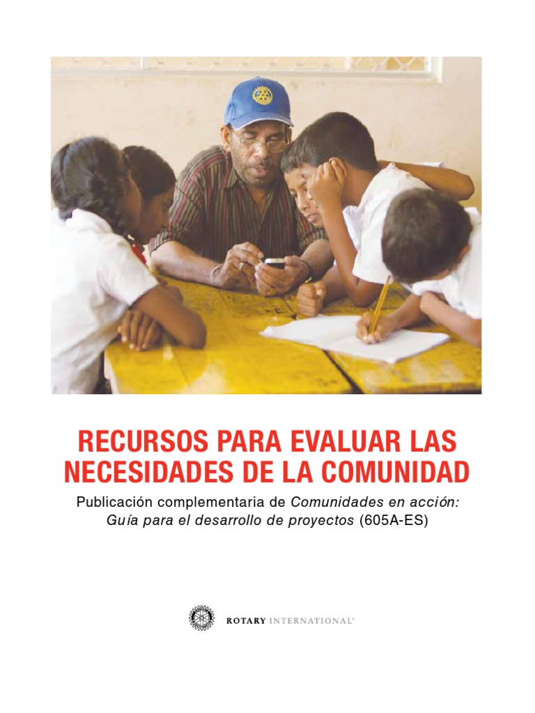 Evaluacion de Necesidades en La Comunidad | PDF | Inventario ...