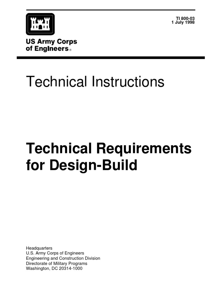 Design and Build Guidelines | PDF | Specification (Technical Standard ...