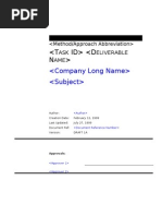 Ds-030 Application Setup Document Template | PDF