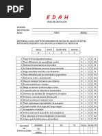 Test Edah | PDF | Desorden hiperactivo y deficit de atencion ...