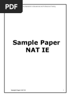 NTS Past Papers | PDF | Multiple Choice | Test (Assessment)