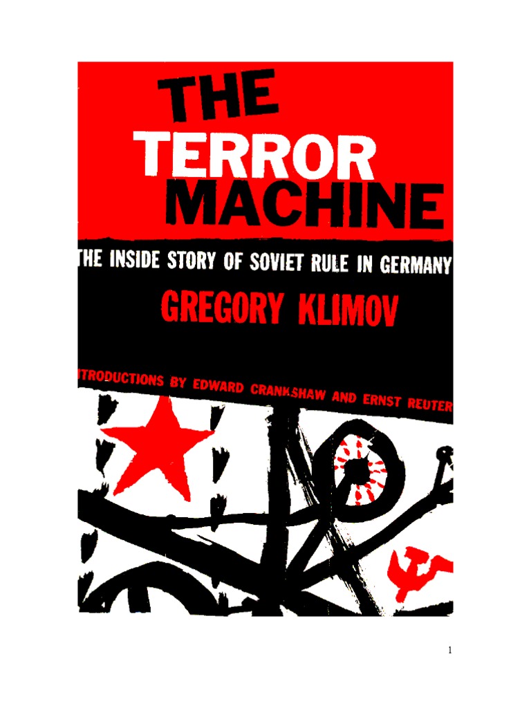 Terror Machine-The Inside Sory of Soviet Administration in Germany ...