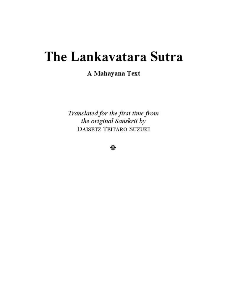 Lankavatara Sutra | Download Free PDF | Mahayana | Bodhisattva