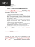 DSWD Travel Consent Form for Minors | PDF | Affidavit | Parent