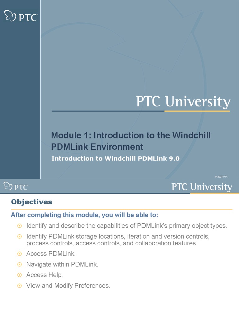 Introduction To The PDMLink Environment | PDF | Tab (Gui) | Version Control