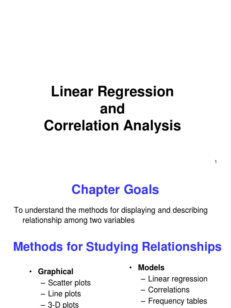 Simple Linear Regression | PDF | Regression Analysis | Correlation And ...