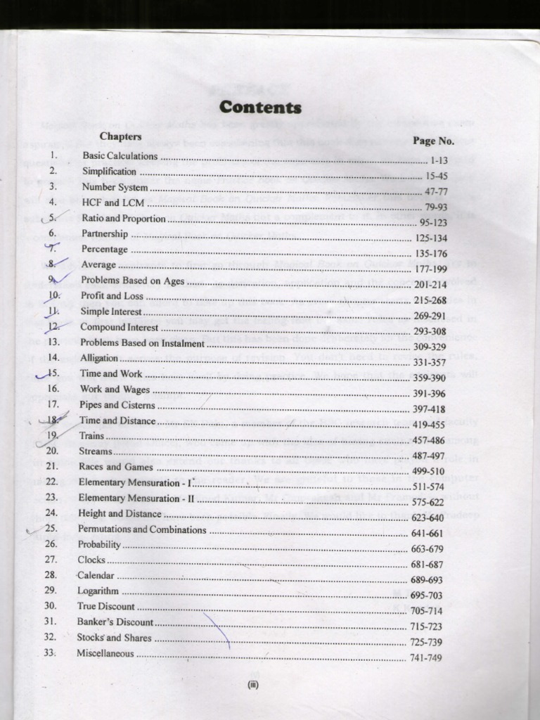 Quicker Maths: Complete Chapter Guide | PDF