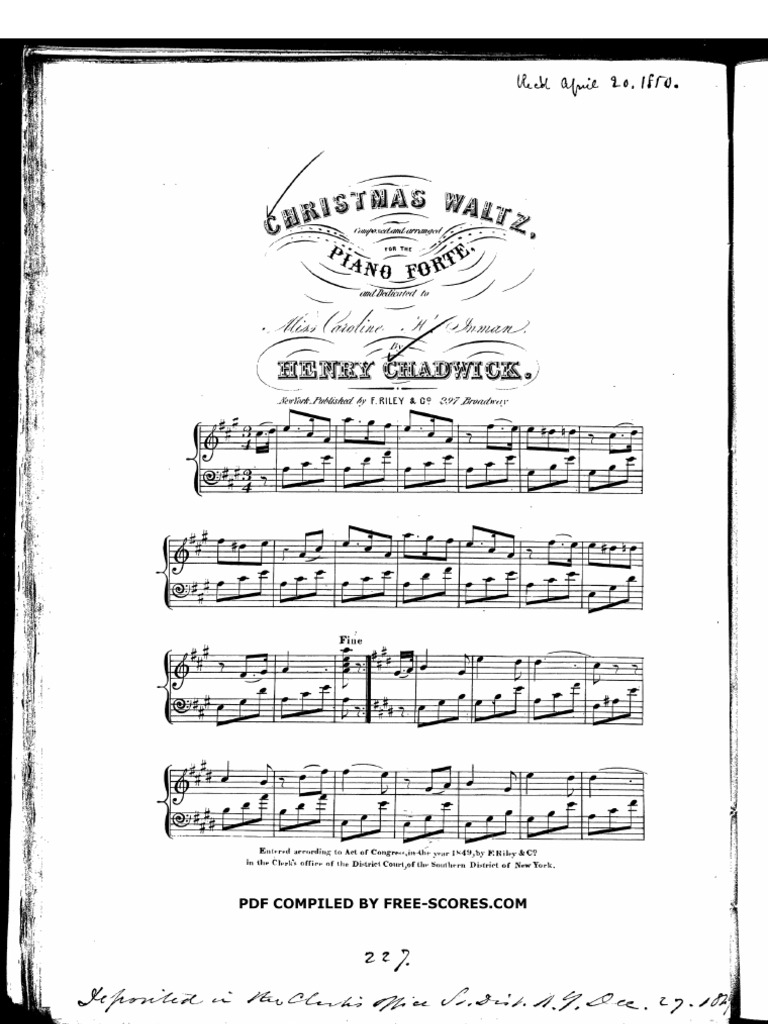 Christmas Waltz | PDF