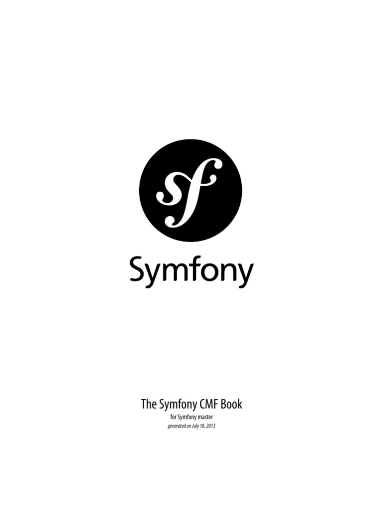 Symfony CMF Master | PDF | Php | Menu