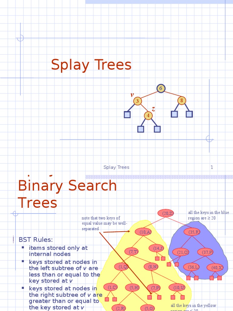 CHPT 3 Splay Trees | Download Free PDF | Areas Of Computer Science | Computer Programming