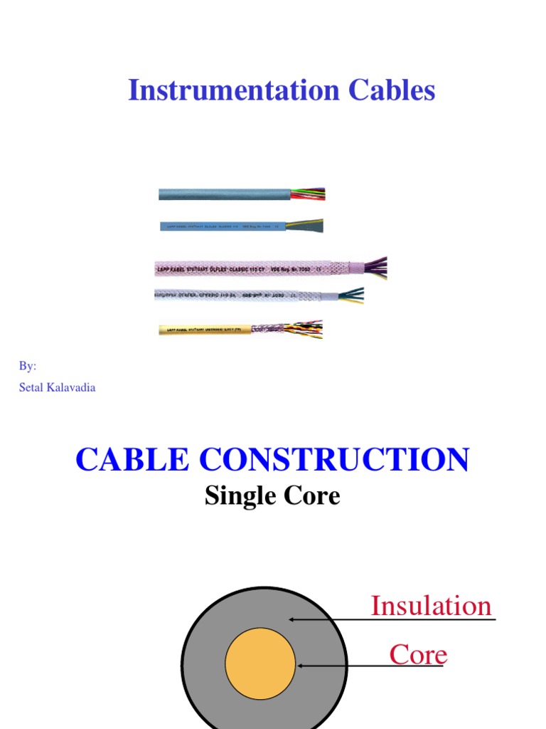 Instrumentation Cables | PDF | Cable | Decibel