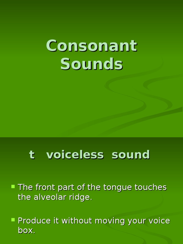 Sounds: Voice and Accent | PDF | Linguistics