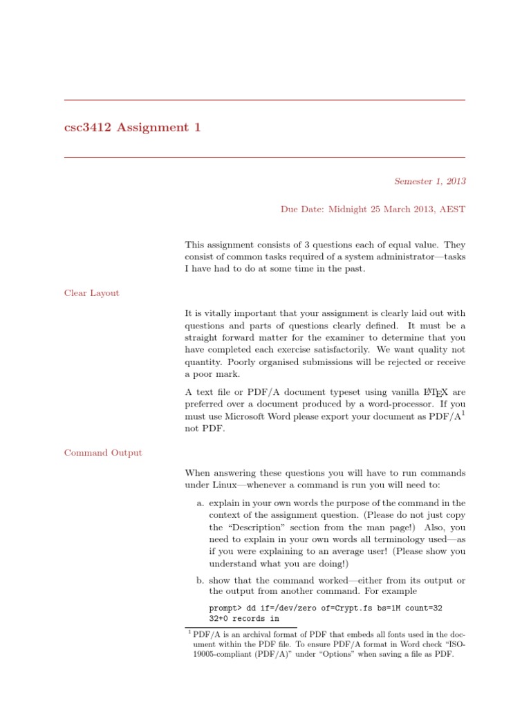 Linux Assignment | PDF | Portable Document Format | Computer Architecture