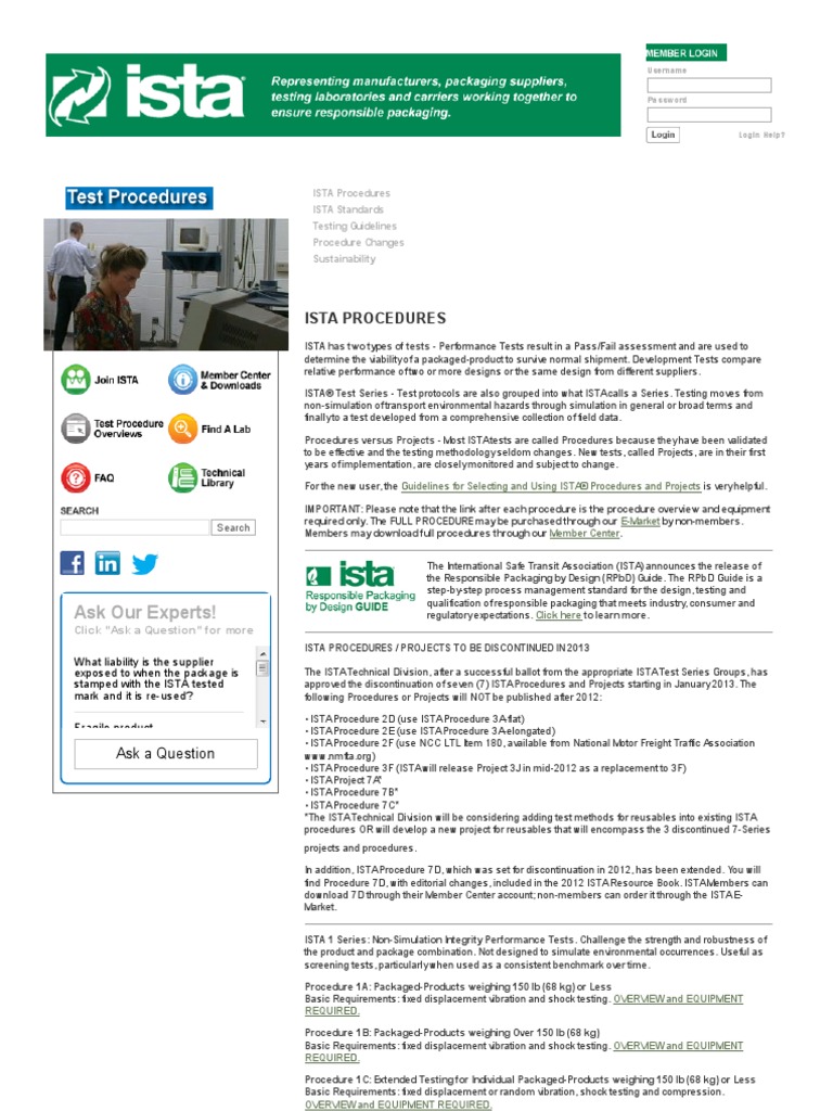 International Safe Transit Association - Procedures | PDF | Services ...