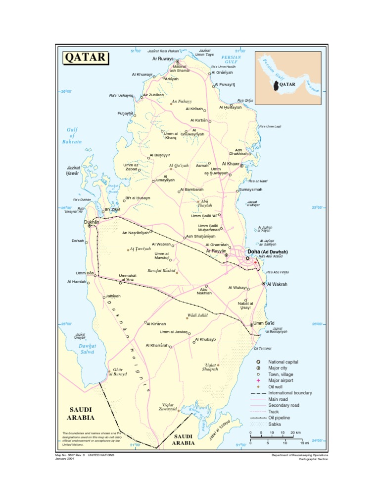 Qatar Map | PDF