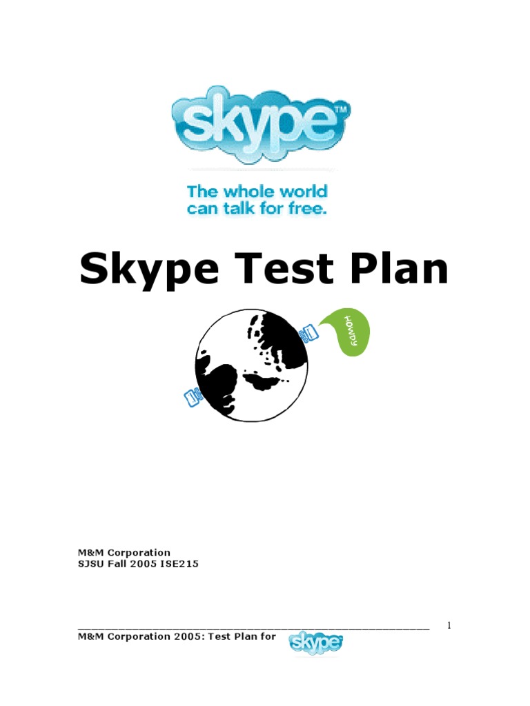 Skype Test Plan | PDF | Usability | Body Language