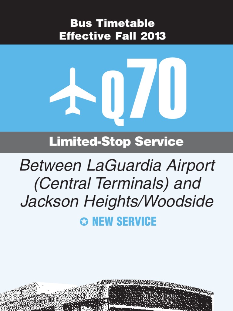 q70 Bus Timetable | PDF | Public Transport | Bus Transport